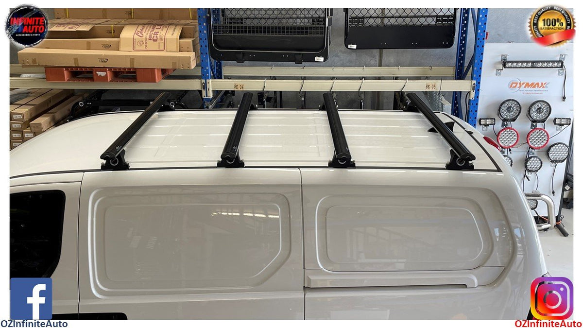 Set of 4 Infinite-Rack Silver Roof Rack (Hyundai iLoad/iMax 2007-2021 ...